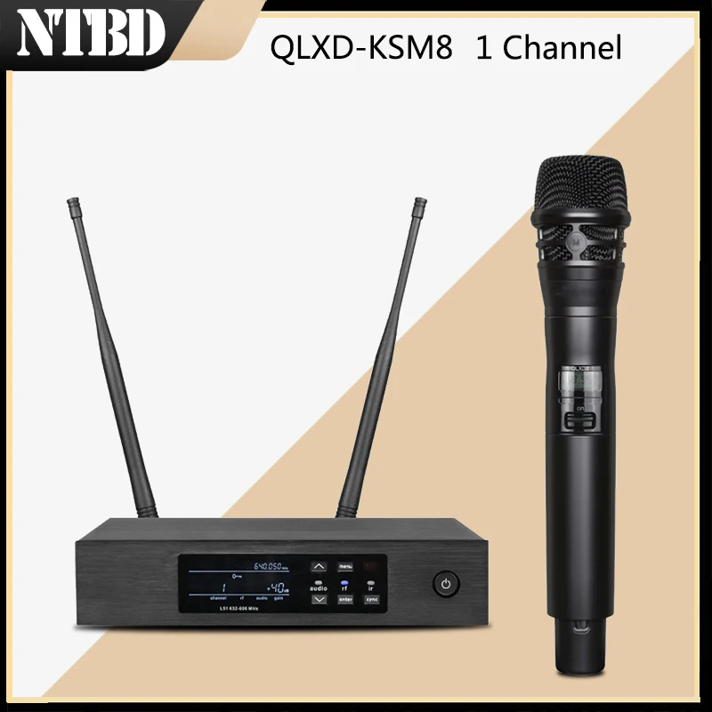 QLXD4-KSM8-sistema-de-micr-fono-inal-mbrico-profesional-UHF-alta-calidad-actuaciones-de ...