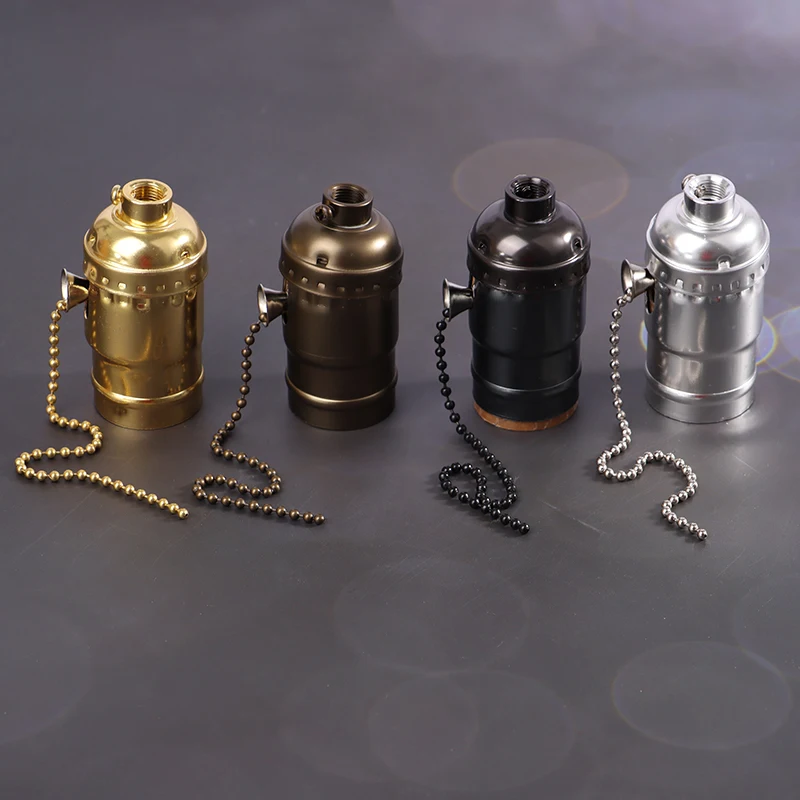 1Pc-Vintage-E26-E27-Aluminum-Retro-Antique-Lamp-Base-Holder-Screw ...