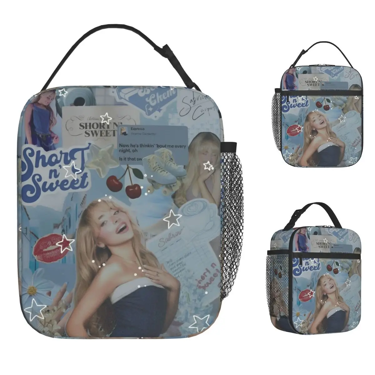 Sabrina Carpenter Lunch Bag American singer Retro Lunch Box For Adult ...
