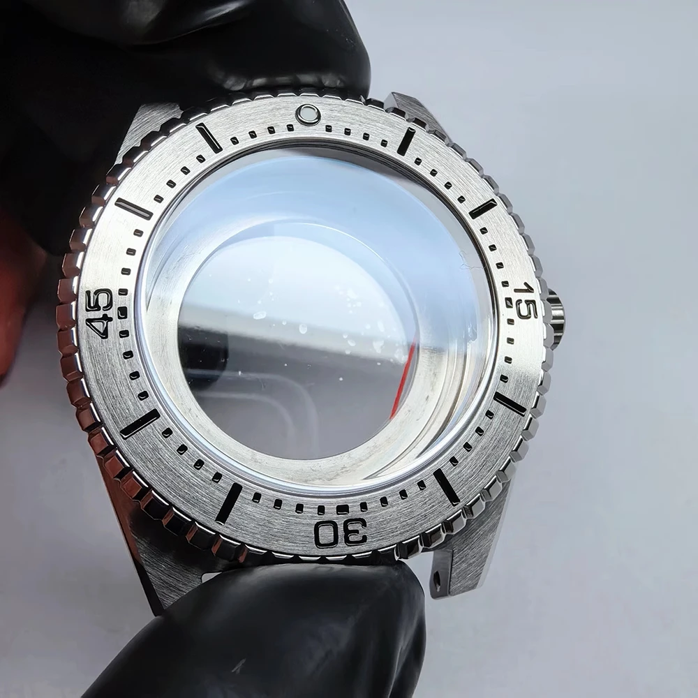 Men-s-Transparent-Case-Back-Watch-Part-modificado-para-Seiko-Polish-a-o ...