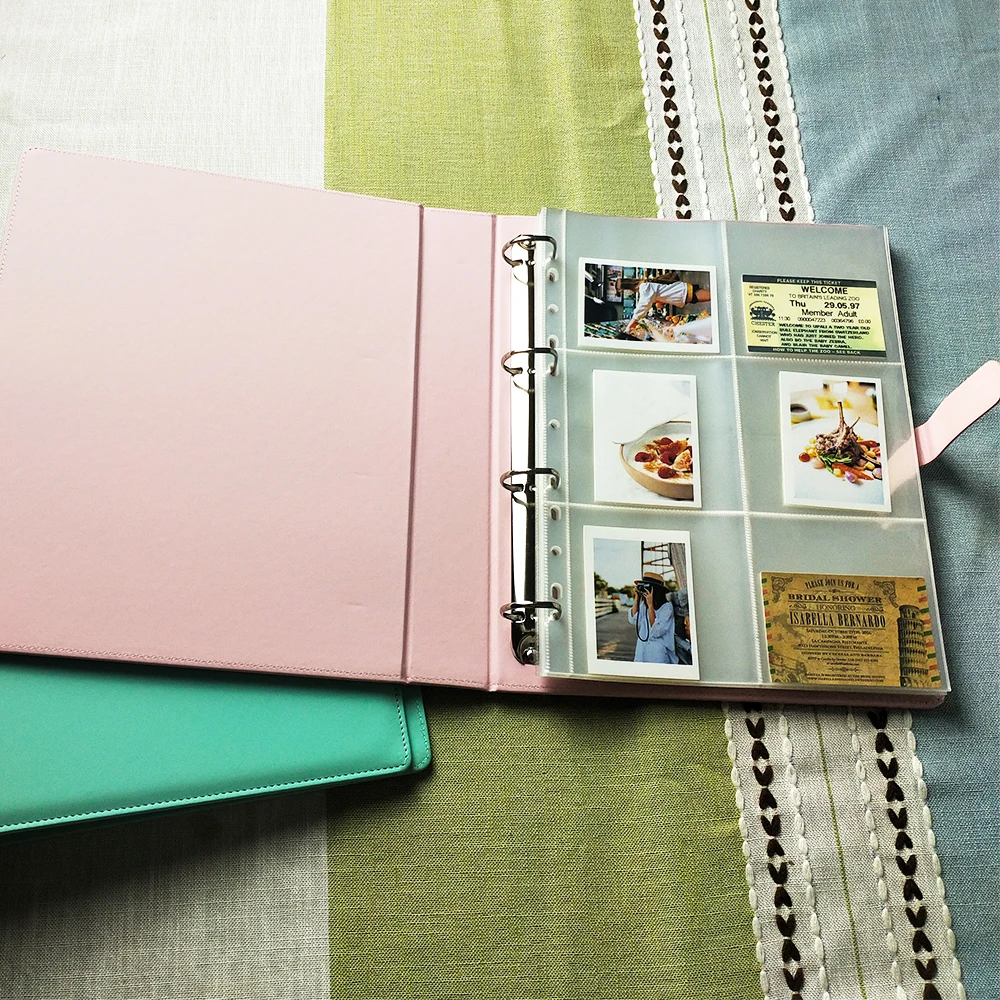 PLRBOK-A4-4-Ring-Smooth-Cover-11-Holes-10-15-Photo-Album-Binder ...