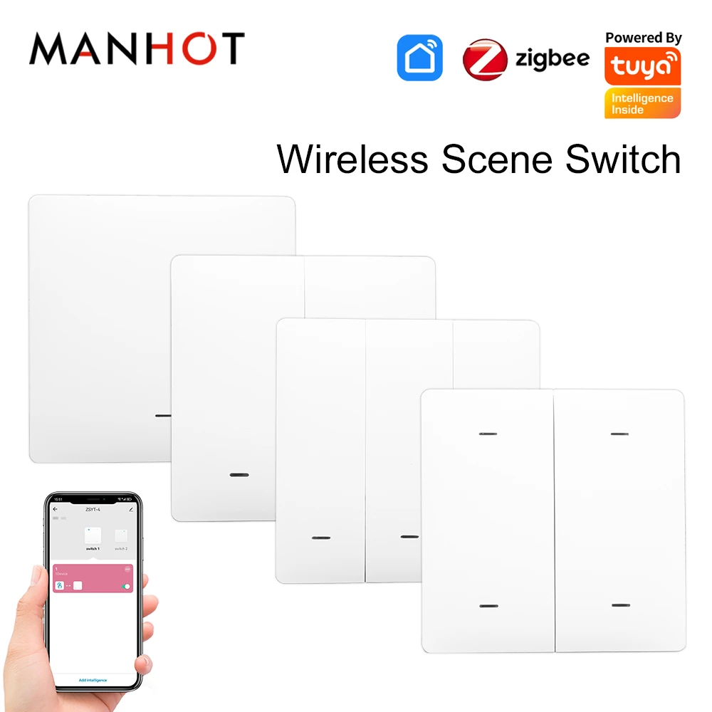 Tuya-Smart-Life-ZigBee-Wireless-12-Scene-Switch-Push-Button-Battery ...