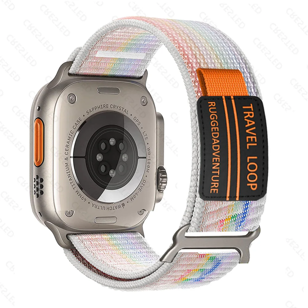 Ремешок CRESTED Trail Loop для Apple Watch из нейлона | AliExpress