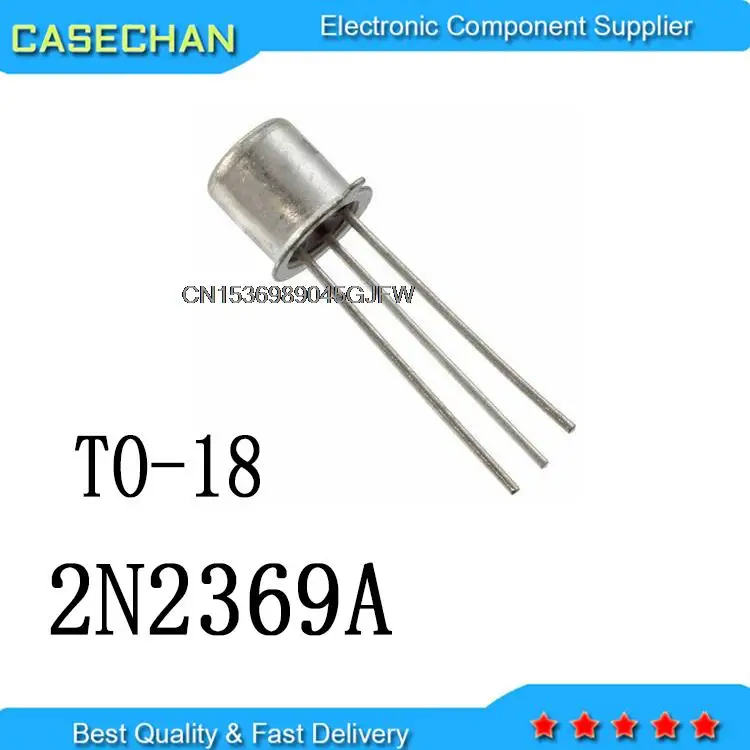 10pcs New And Original 2n2369 Fast Switching To-18 Transistors 2n2369 ...