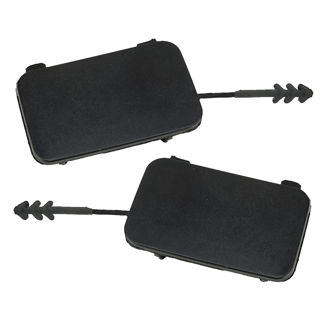 1-Pair-Unpainted-Car-Rear-Left-Right-Bumper-Tow-Hook-Eye-Cap-Cover-Lid ...