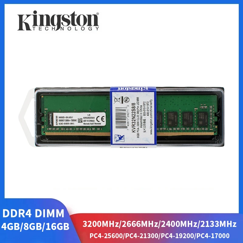 Kingston-DDR4-RAM-32GB-16GB-8GB-4GB-Memoria-3200MHz-2666-2400-2133MHz ...
