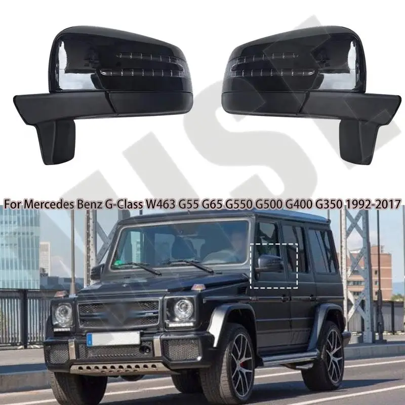 Left And Right Car Side Rearview Mirror Cover Assembly For Mercedes ...