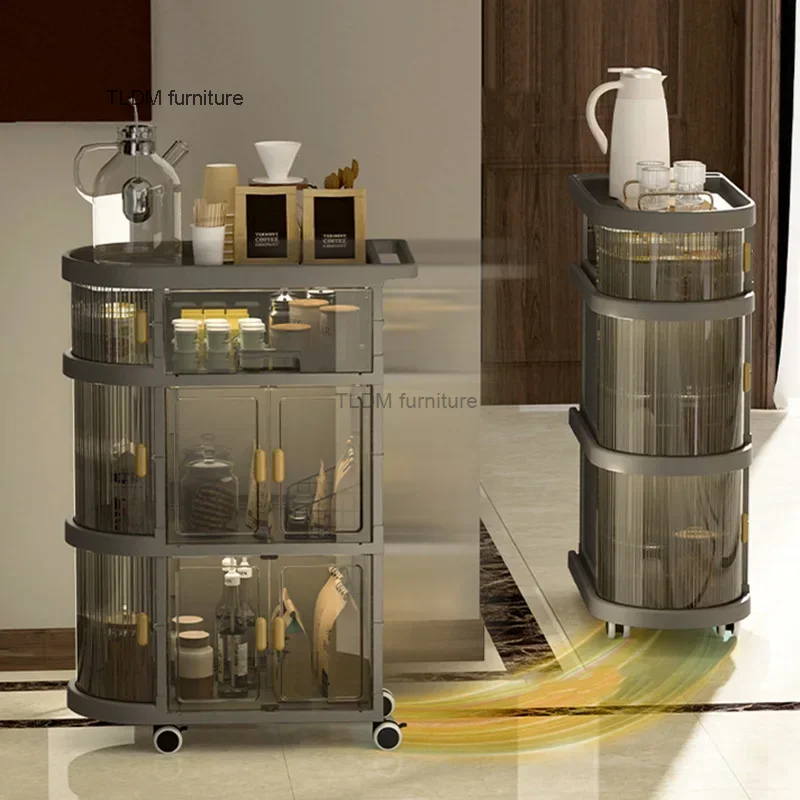 Multi-functional Folding Kitchen Trolleys Living Room Bedroom Kitchen ...