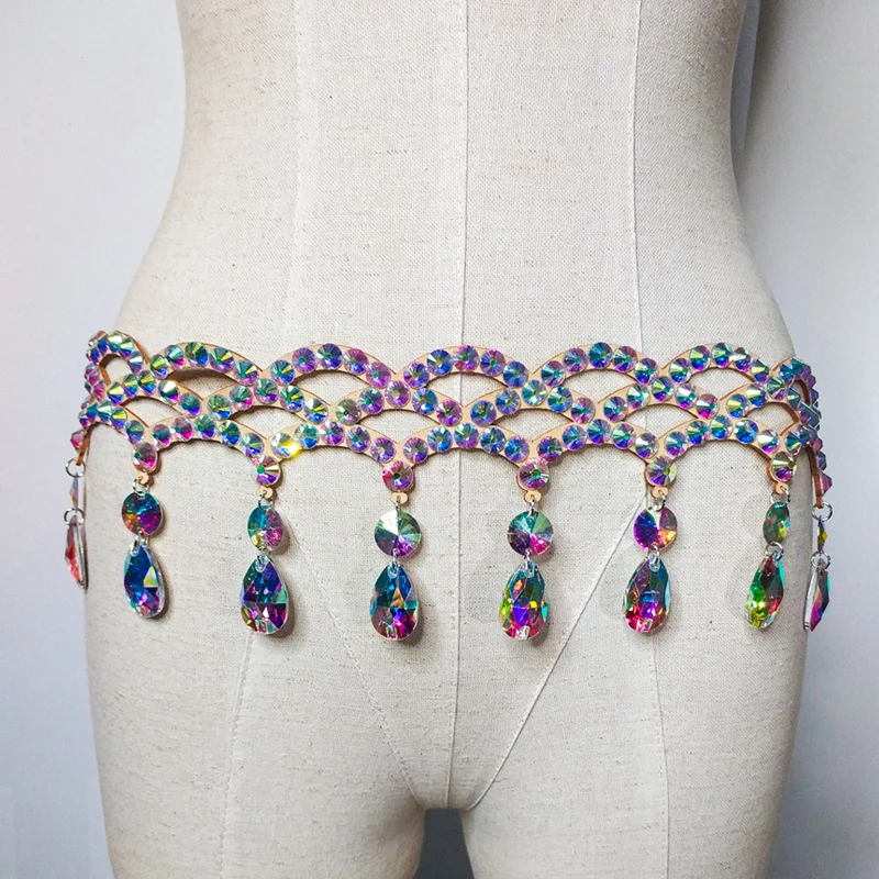 Fashion-Women-Waist-Chain-Belly-Dancing-Belt-Jewelry-Dancewear ...