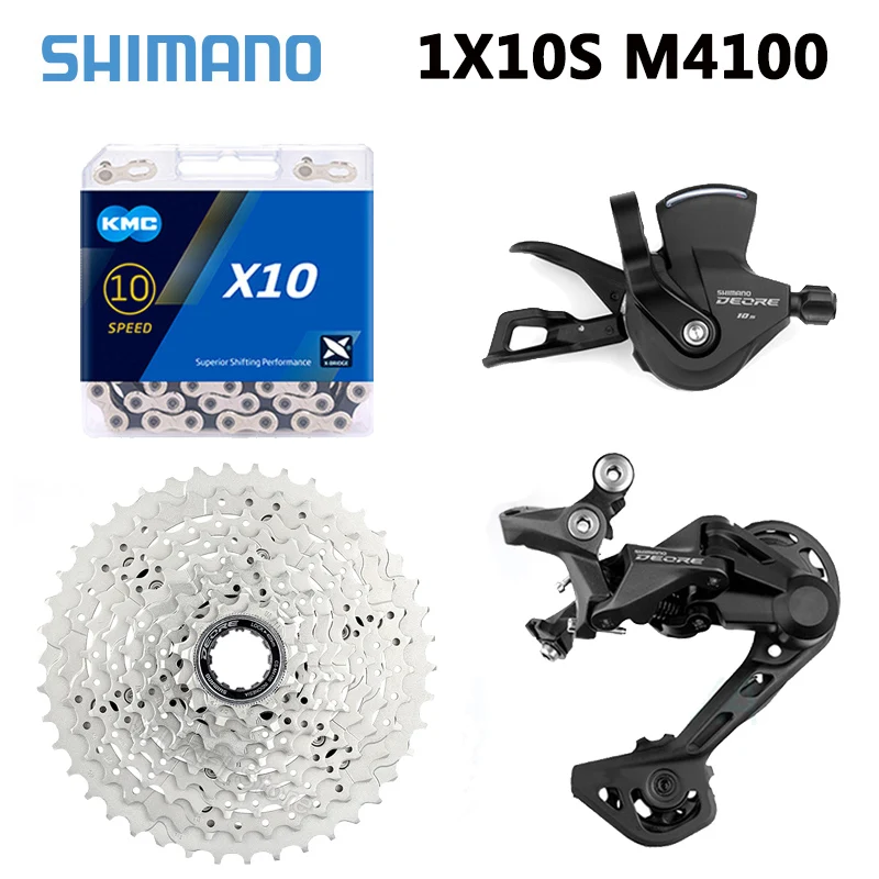 SHIMANO Deore M4100 10 Speed Set Shifter M4120 Derailleurs X10 Chain ...