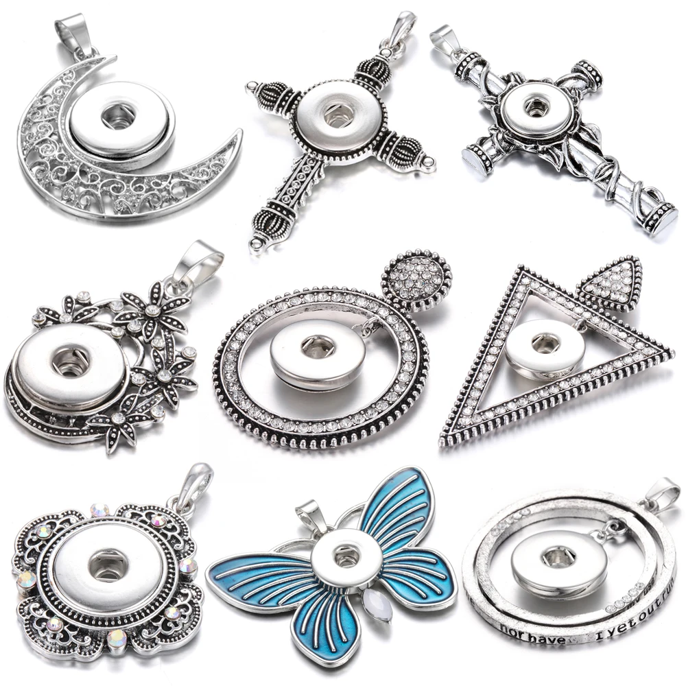 10PCS-Wholesale-Snap-Jewelry-Pendants-Snap-Button-Pendant-20mm-18mm ...