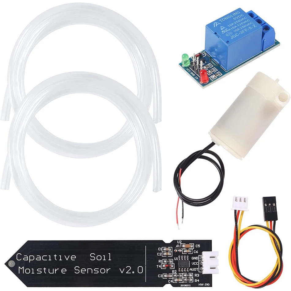 Automatic-Irrigation-DIY-Kit-Watering-System-Capacitive-Soil-Moisture ...