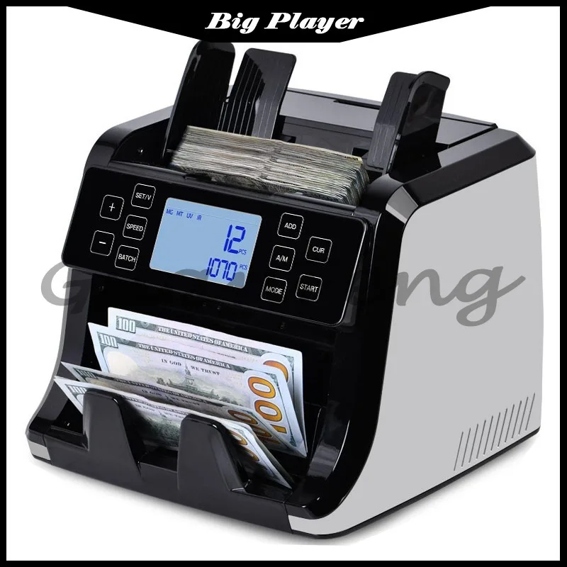 Bank Grade Money Counter Machine Mixed Denomination Paper Currency ...