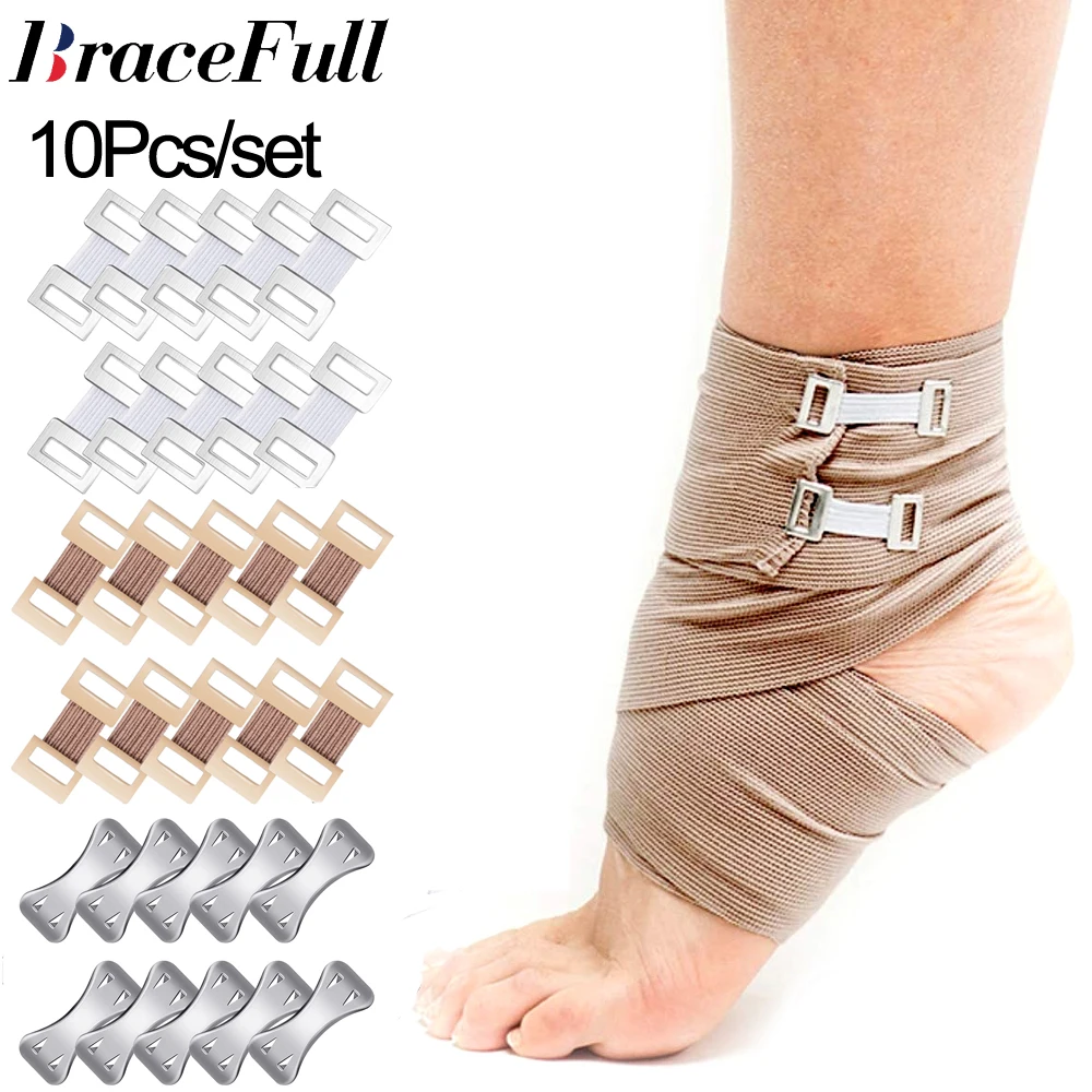 10Pcs/Set Bandage Clips Replacement Elastic Bandage Wrap Stretch Metal ...