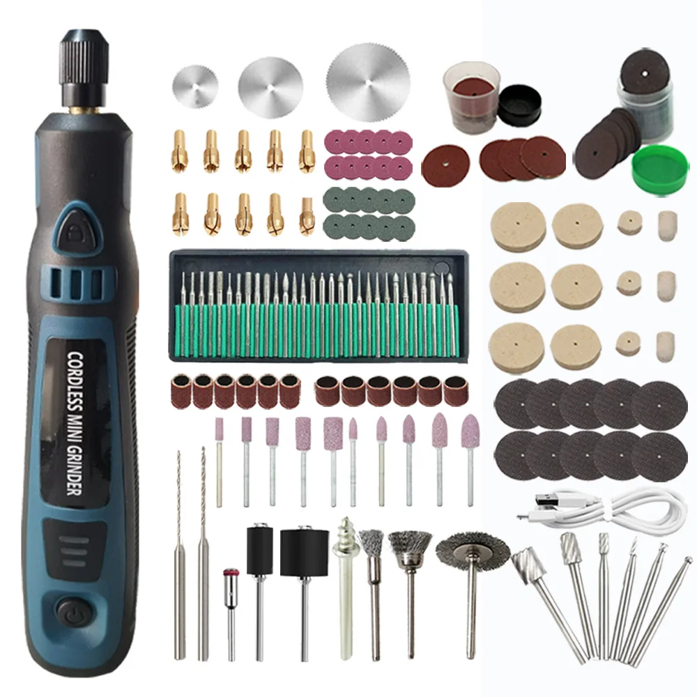 5000-10000-15000r 3.6V USB Wireless Electric Drill Engraving Pen Mini ...