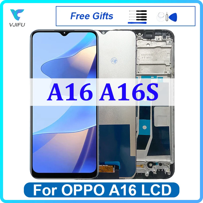 6.52" For Oppo A16 2021 A16s Lcd Display Touch Screen Cph2269 Cph2271 Digitizer Assembly Mobile ...