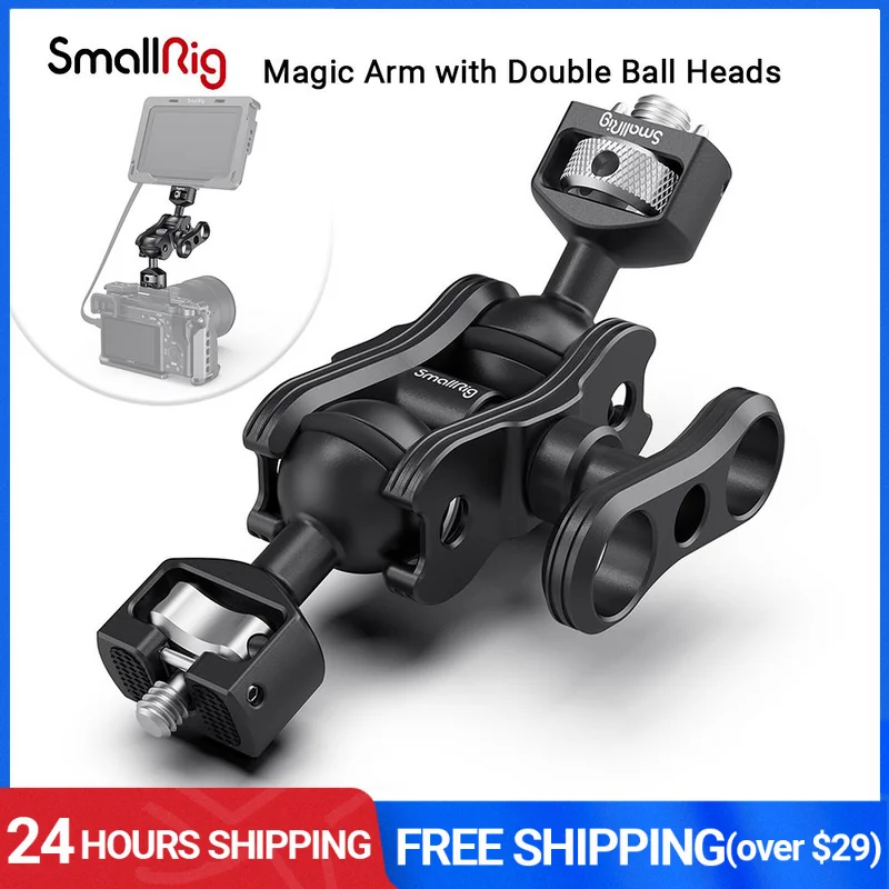 Smallrig Quick Release Articulating Magic Arm With Double Ballheads ...