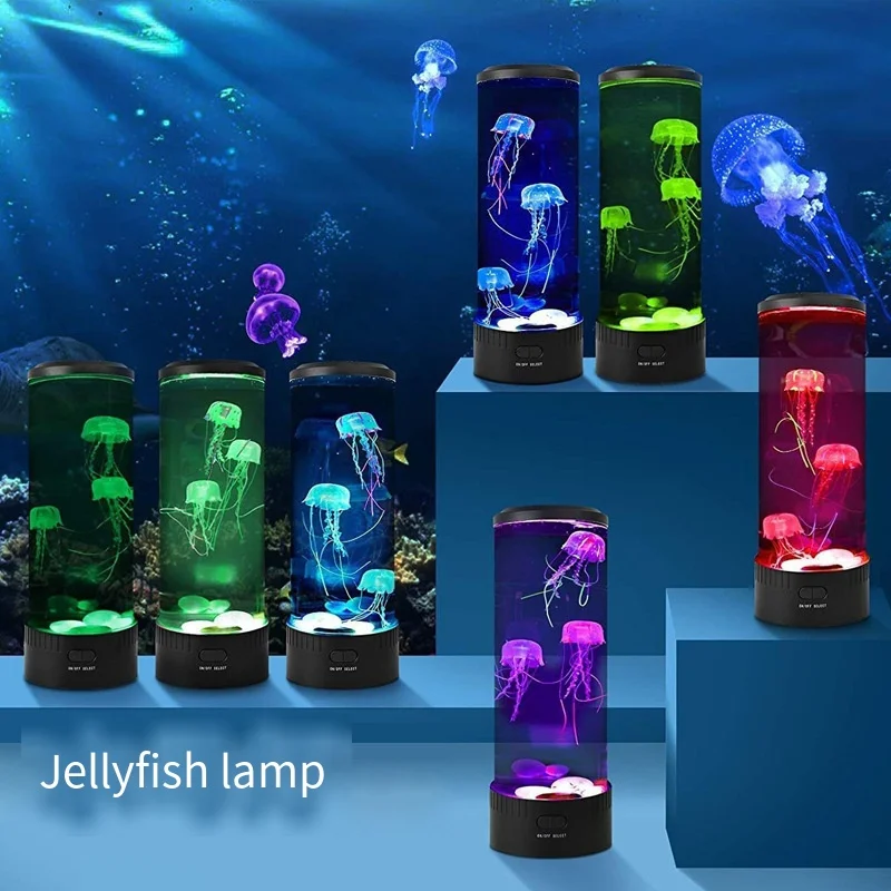 7-Color Jellyfish LED Mood Lamp – Home Decor Drops