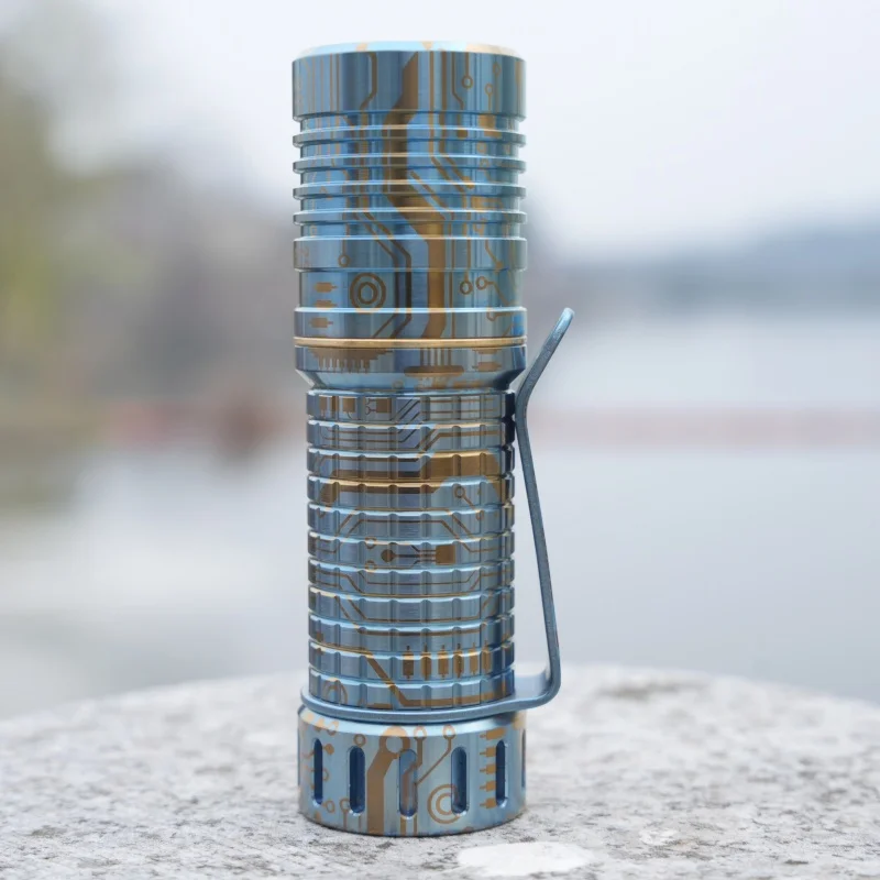 Maeerxu-XT3-18350-Anode-Colored-Titanium-Flashlight-18350-EDC ...