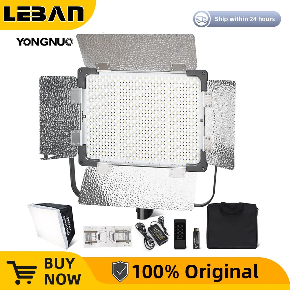 Yongnuo-YN9000-3200-5600K-Pro-Camera-Photo-LED-Video-Light-Photography ...
