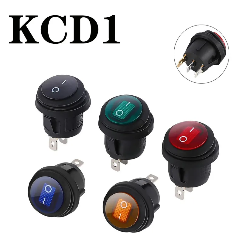 Rodada-imperme-vel-LED-Rocker-Switch-interruptor-do-bot-o-de-alimenta-o ...