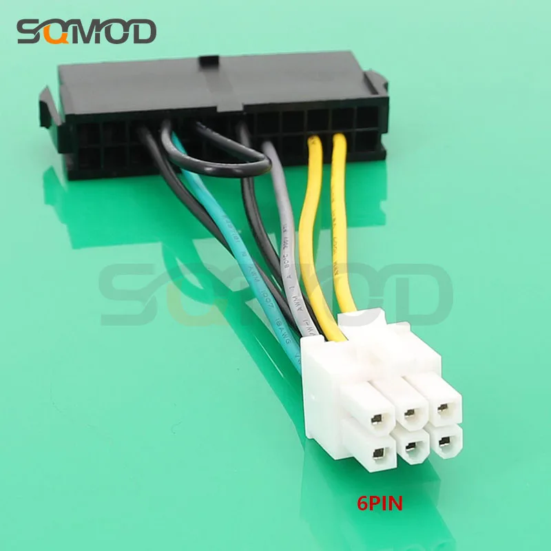 NEW-ATX-PSU-Standard-24Pin-Female-to-6P-Male-Internal-Power-Adapter ...