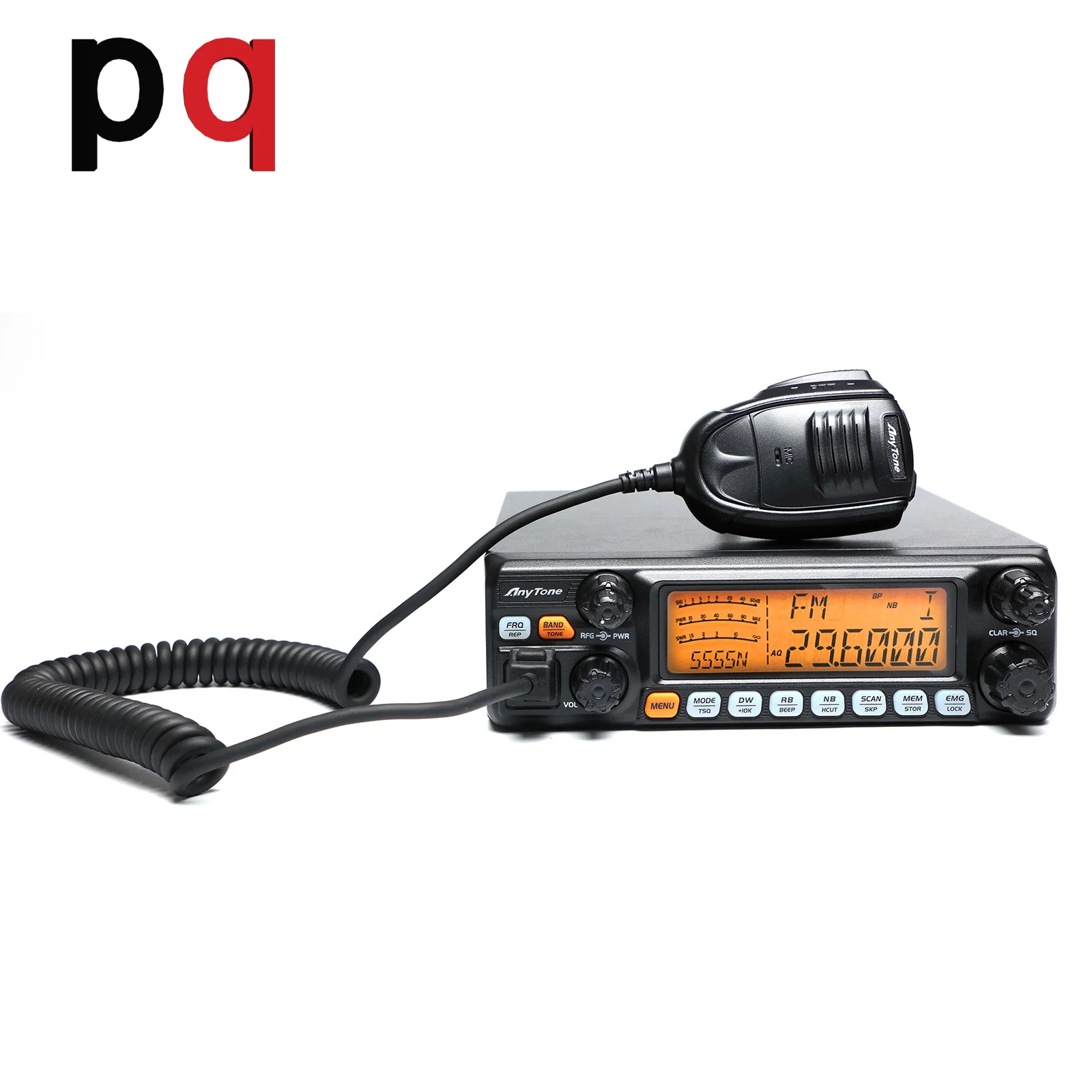 Transceptor móvel AnyTone-AT-5555N II, saída de alta potência, 40 ...