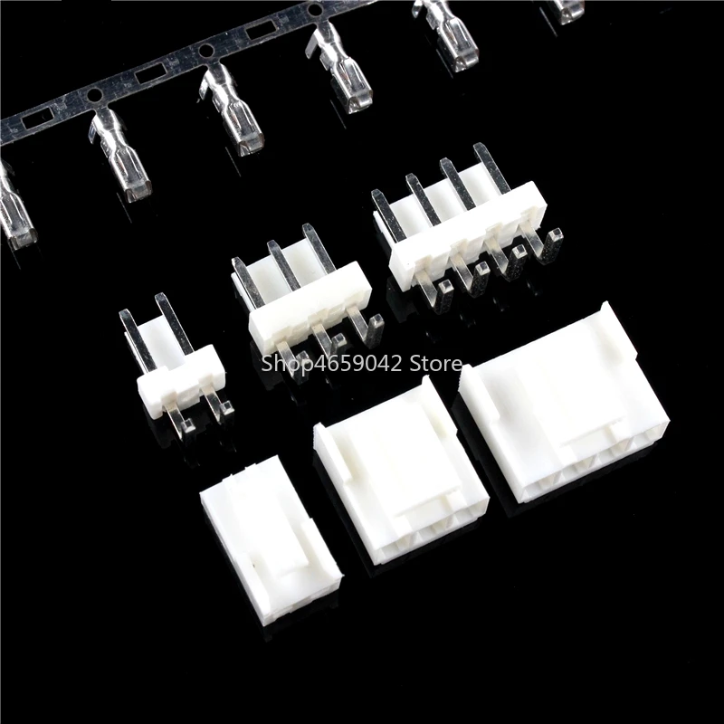 10sets-lot-VH-Connector-2-3-4-5-6Pin-Pitch-3-96MM-Side-Entry-Type ...