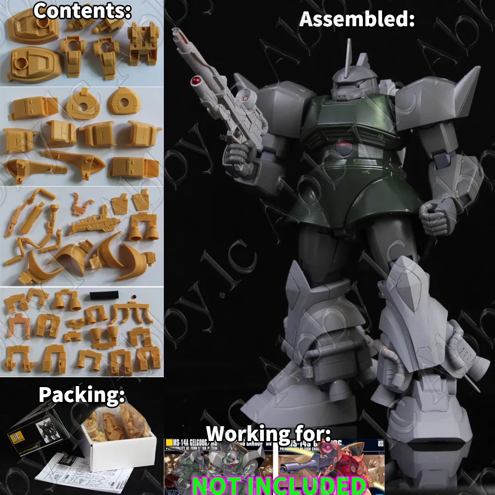 HG-1-144-MS-14BR-Gelgoog-High-Mobility-R-Type-Resin-Conversion-Kit-for ...