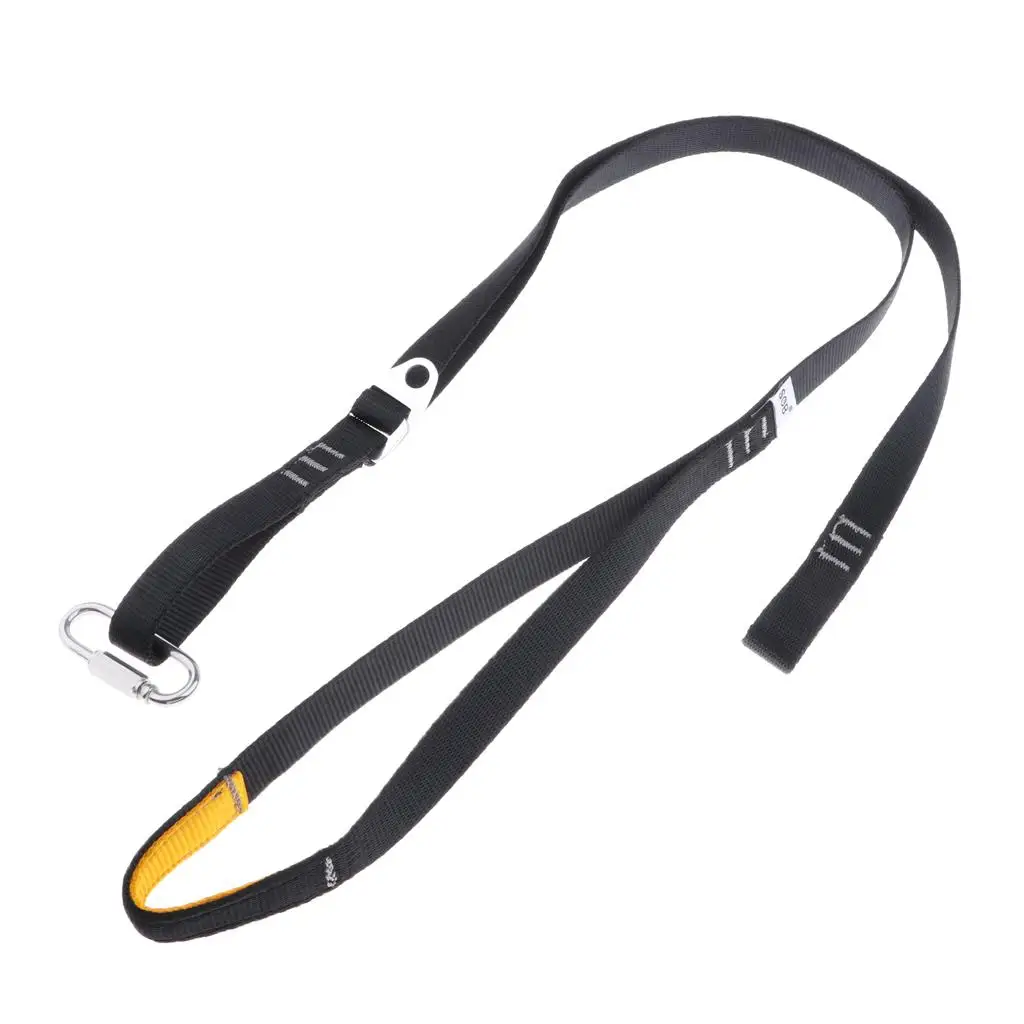Mountaineering-Rock-Climbing-Adjustable-Rope-Ladder-Foot-Belt-Strap ...
