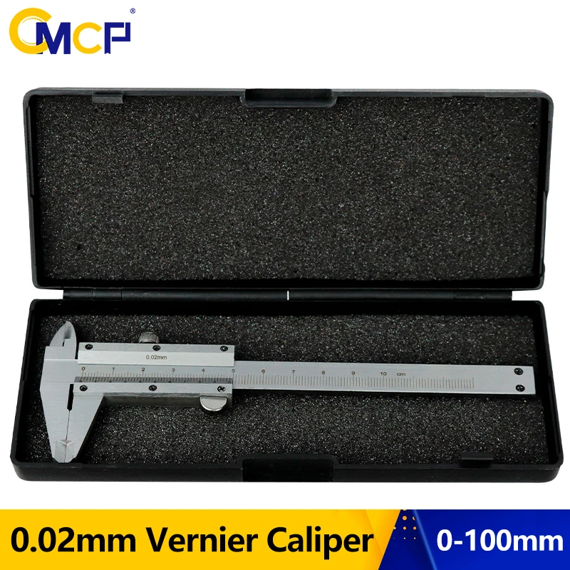 CMCP-0-02mm-Vernier-Caliper-Calipers-0-100mm-Precision-Carbon-Steel ...