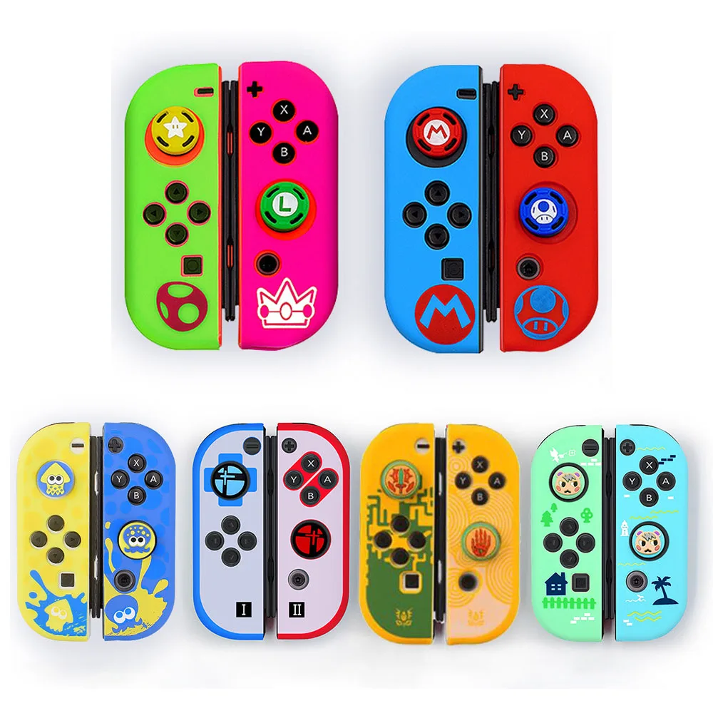 Silicone-Soft-Case-Thumb-Stick-Grip-Cap-Joystick-Protective-Cover-For ...