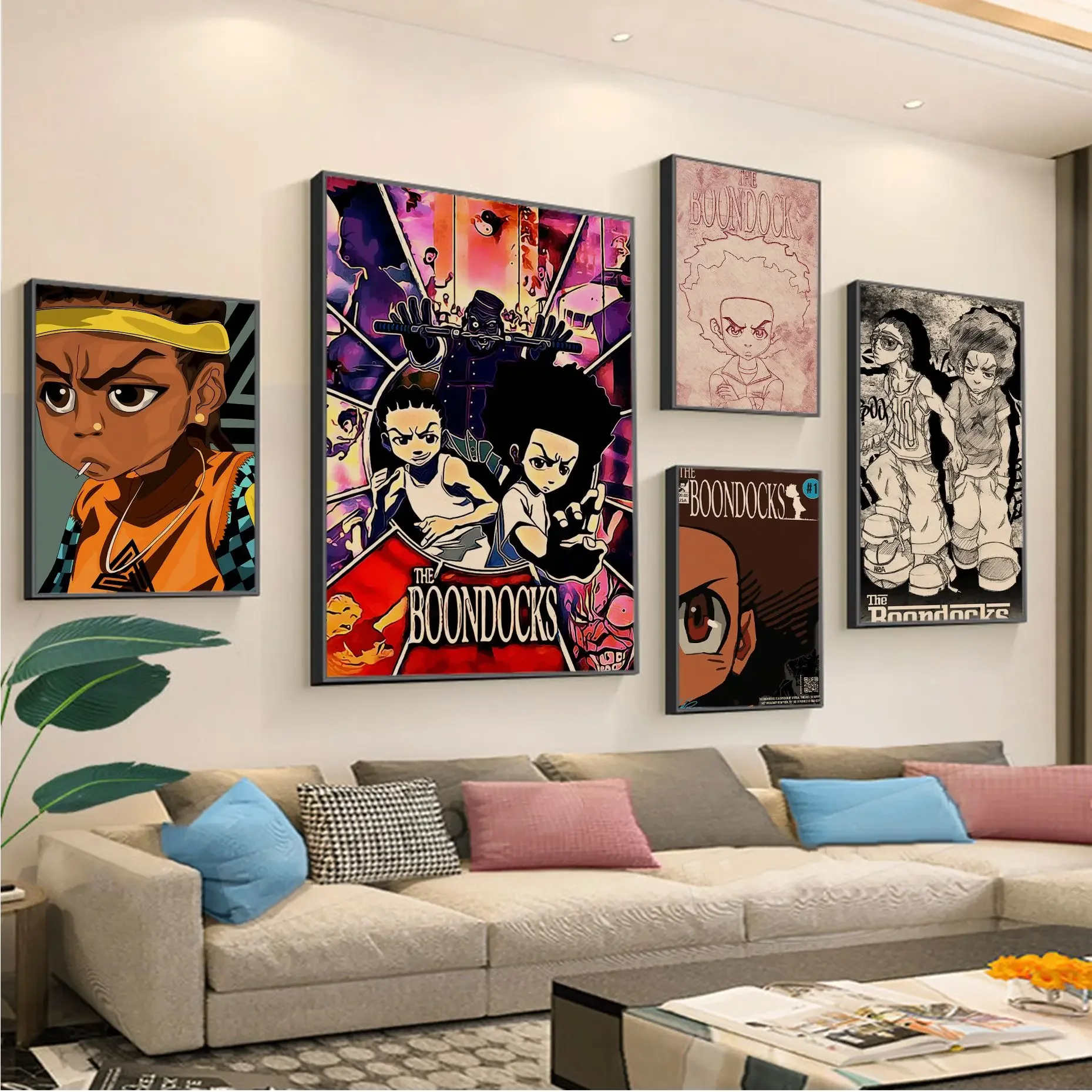 Huey-Freeman-The-Boondocks-Art-Poster-Kraft-Paper-Vintage-Poster-Wall ...