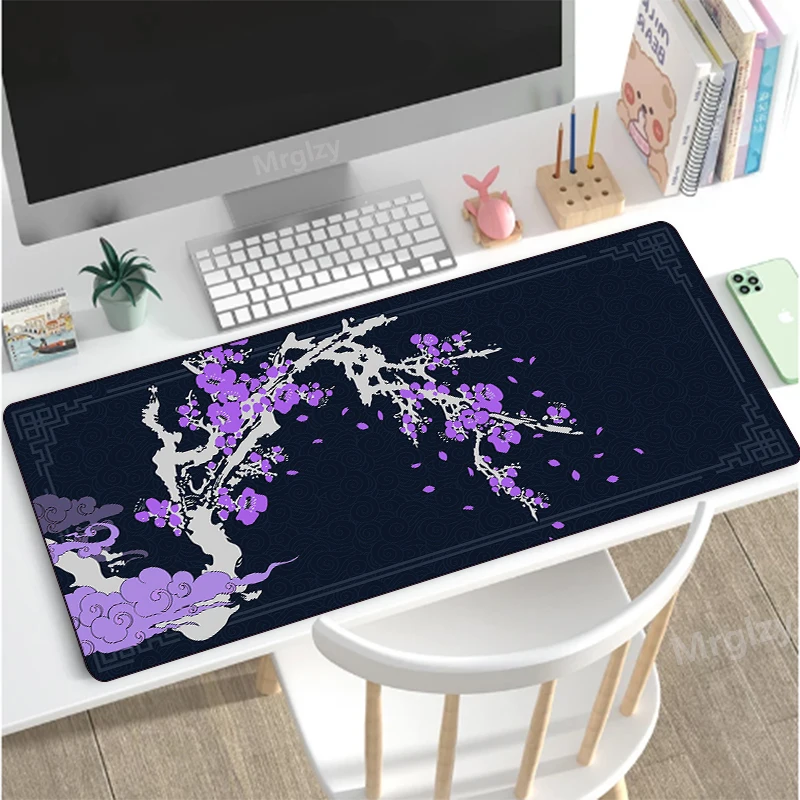 Tappetitno Per Art Mouse Pad Black Desktop Large Mousepad Cherry ...