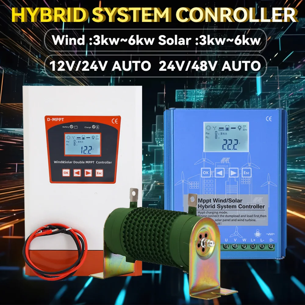 Double-MPPT-Wind-Energy-Hybrid-System-Charge-Solar-Controller-6kw-12v ...