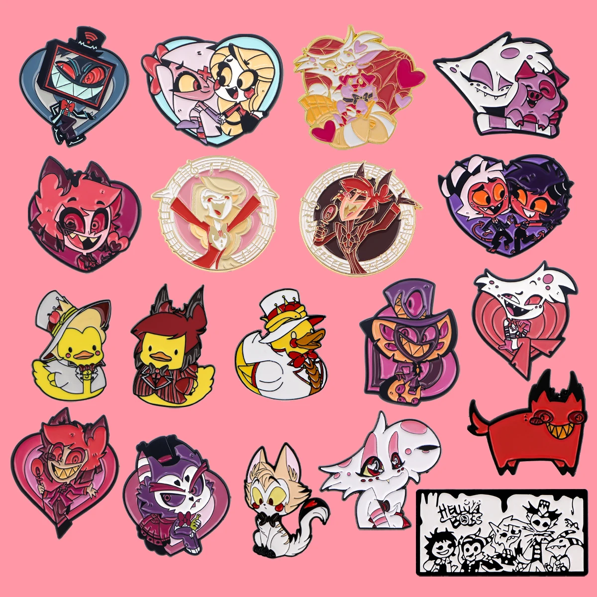 Funny Anime Characters Pins Cartoon Yellow Ducks Badges Brooches for ...