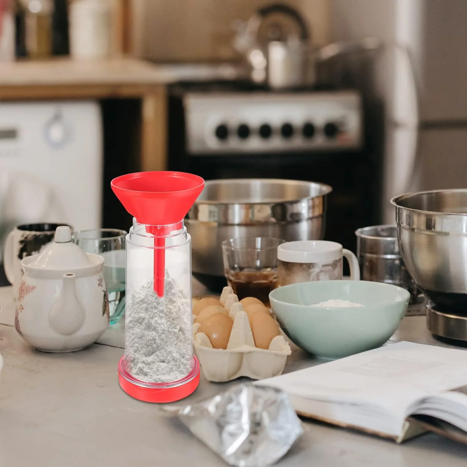 Flour-Sieve-Mixer-Manual-Blender-Handheld-Portable-Cakes-Sugar-Strainer ...