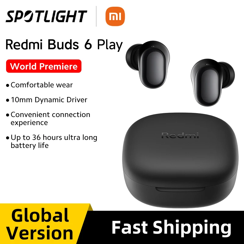 World-Premiere-Xiaomi-Redmi-buds-6-Play-10mm-Dynamic-Driver-AI-noise ...