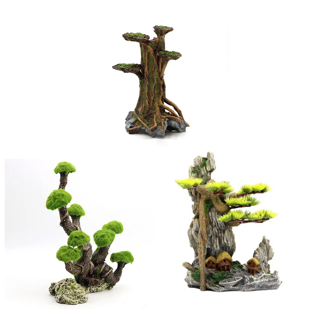 New-Fish-Tank-Decoration-Resin-Ornament-Fish-Tank-Hideouts-Cave ...