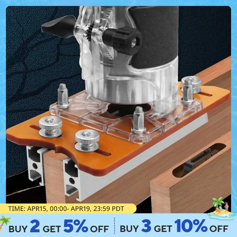 Woodworking-2-In-1-Slotting-Bracket-Invisible-Fasteners-Slotting-Guide ...