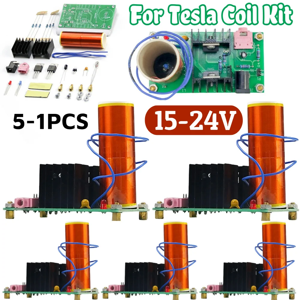 5-1pcs-Mini-for-Tesla-Coil-DIY-Welding-Kits-Mini-Music-for-Tesla-Coil ...