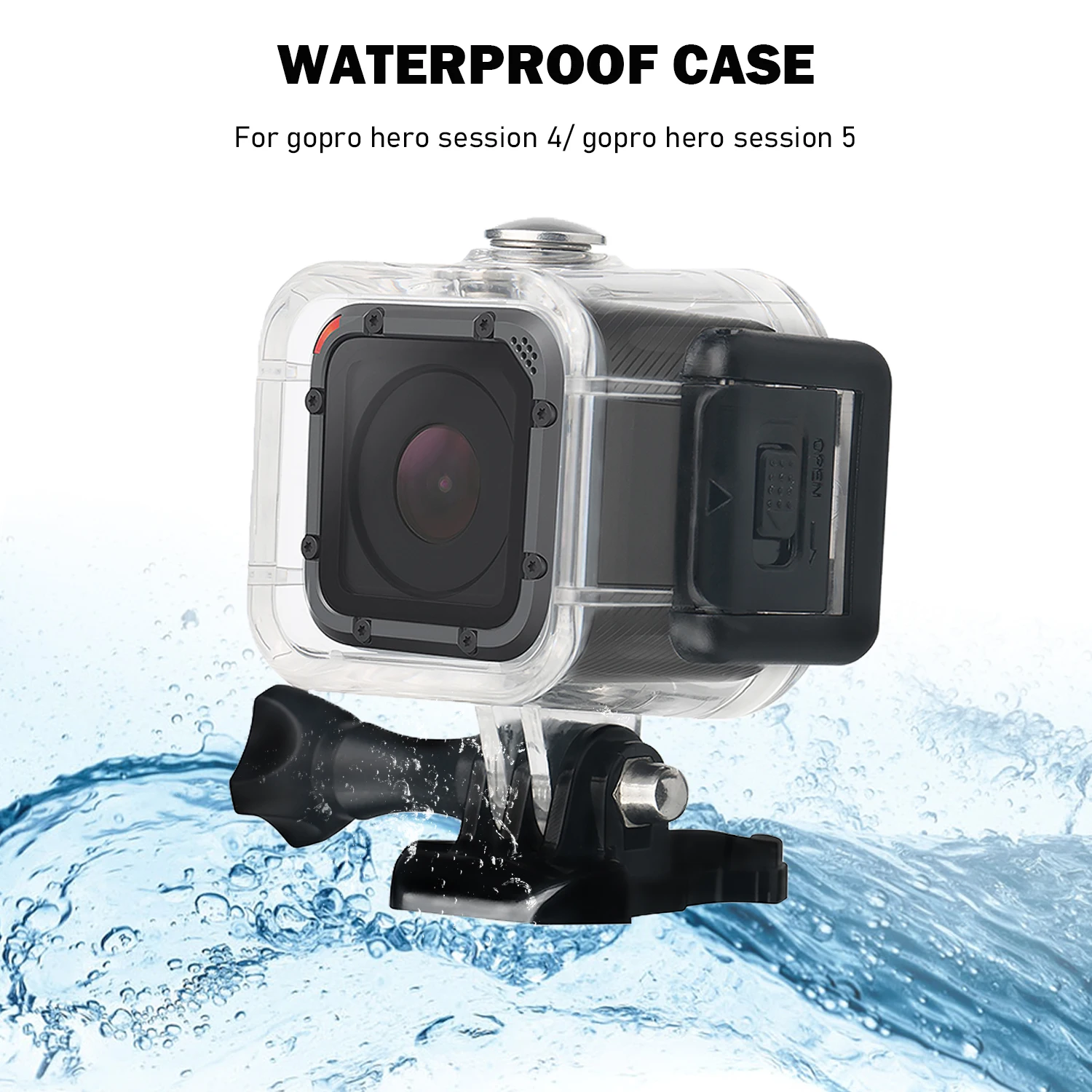 Funda-impermeable-para-Gopro-Hero-5-4-Session-45M-subacu-tica-de-caja ...