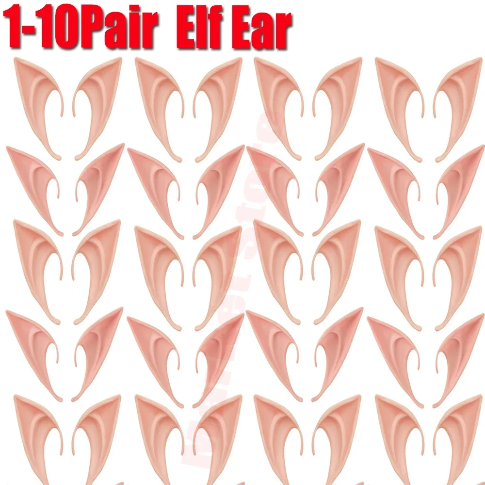 Dropshipping Copilot - 1-10Pair Halloween Decoration Latex Elf Ears ...
