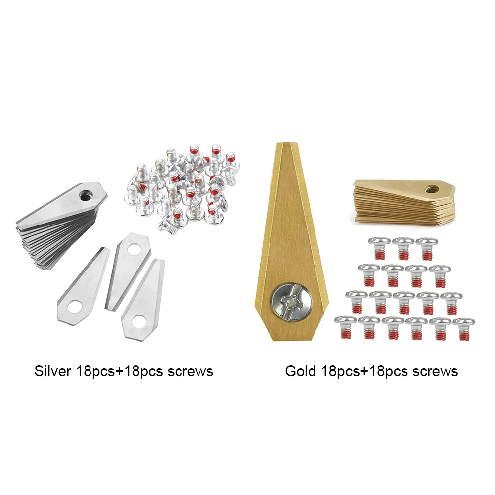 18Pcs-Lawnmower-Replacement-Blade-Anti-rust-Automatic-Moving-Machine ...