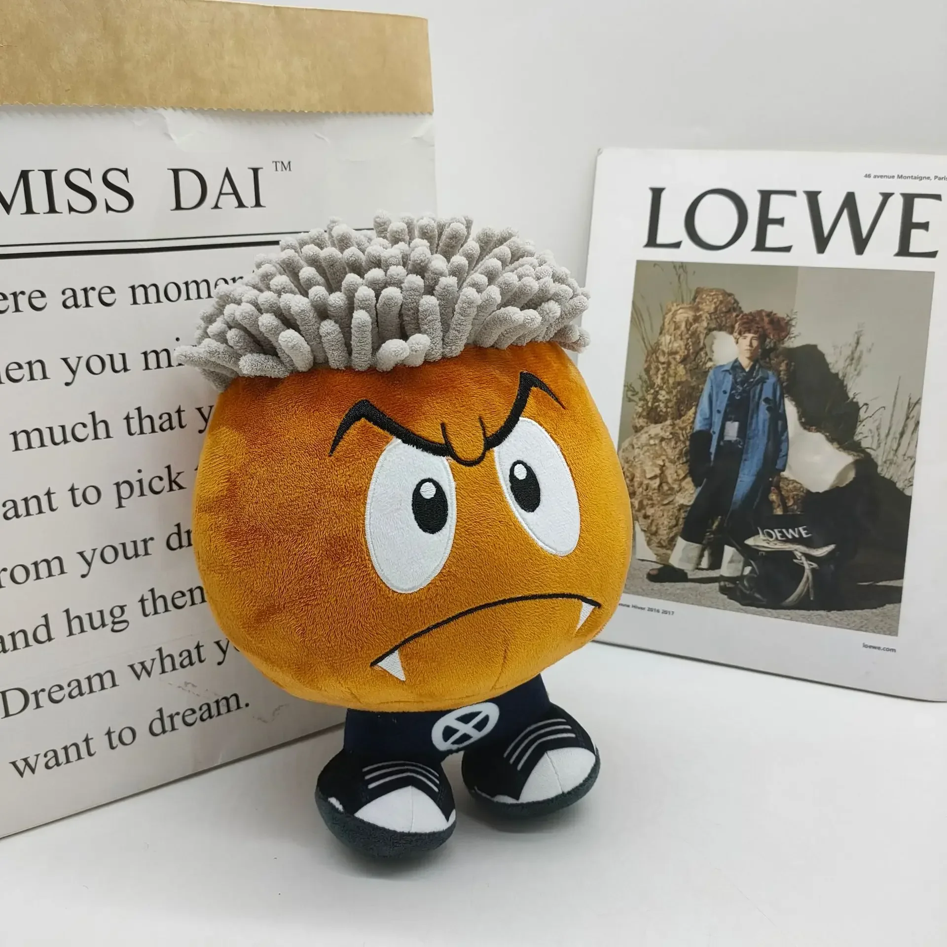 Boneco de Pelúcia Ken Carson Goomba com Peruca, Presente de Aniversário ...