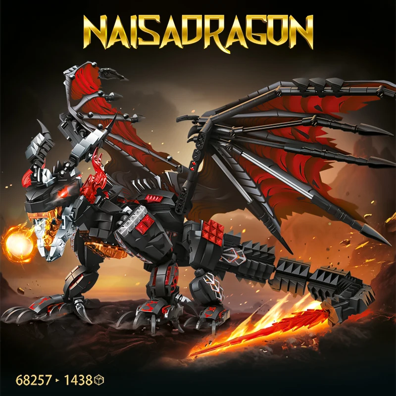 2025 Magic Monster Phantom Ice Flame Dragon toy Ninja Frost Giant ...