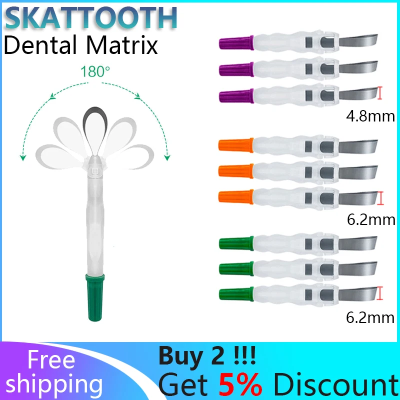 Dental-Matrix-Roll-Type-Matrix-Bands-Retainer-180-Adjustable-Sectional ...