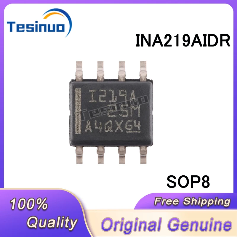 5/PCS New Original INA219AIDR I219A 1219A SOP8 Current monitor chip In ...