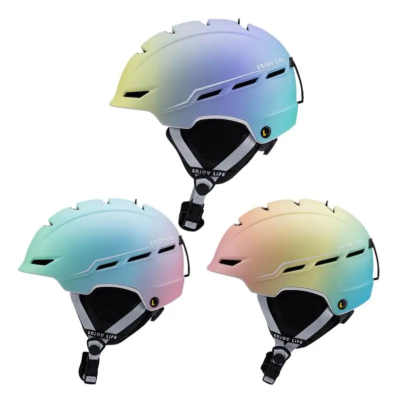 Gradient-Color-Winter-Ski-Snowboard-Helmet-Half-covered-Anti-impact ...