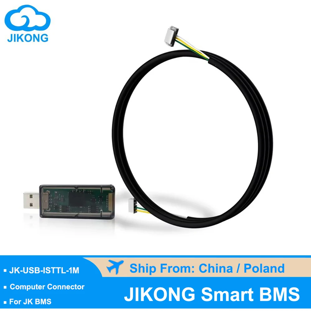 JKBMS RS485 USB To ISTTL Computer Connector 1M for Firmware Updates ...
